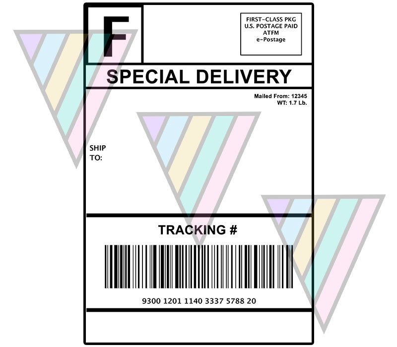 Design Your Own Edible 4x6 Shipping Label for Amazon & Package Cakes ...