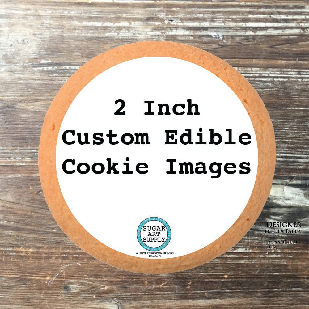 Custom Design Your Own Edible Image Toppers for Cookies - 1 Dozen ...
