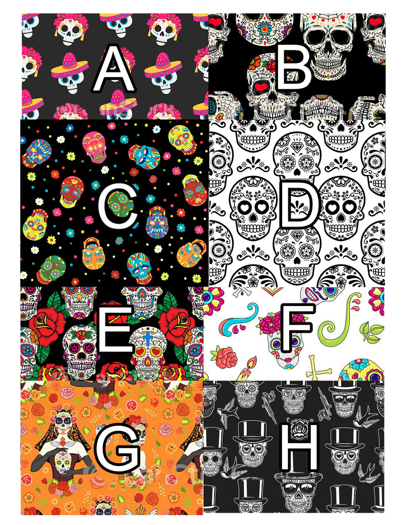 Plastic Skulls Sugar Skull Day Of The Dead Stencil Dia De Muertos ...