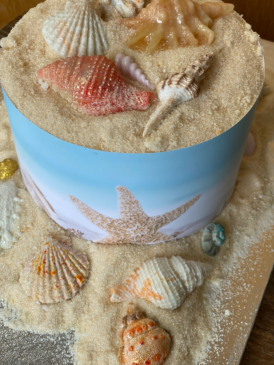 Hard Candy Edible Sugar Shells - Very detailed - Cupcake or Cake Toppe ...